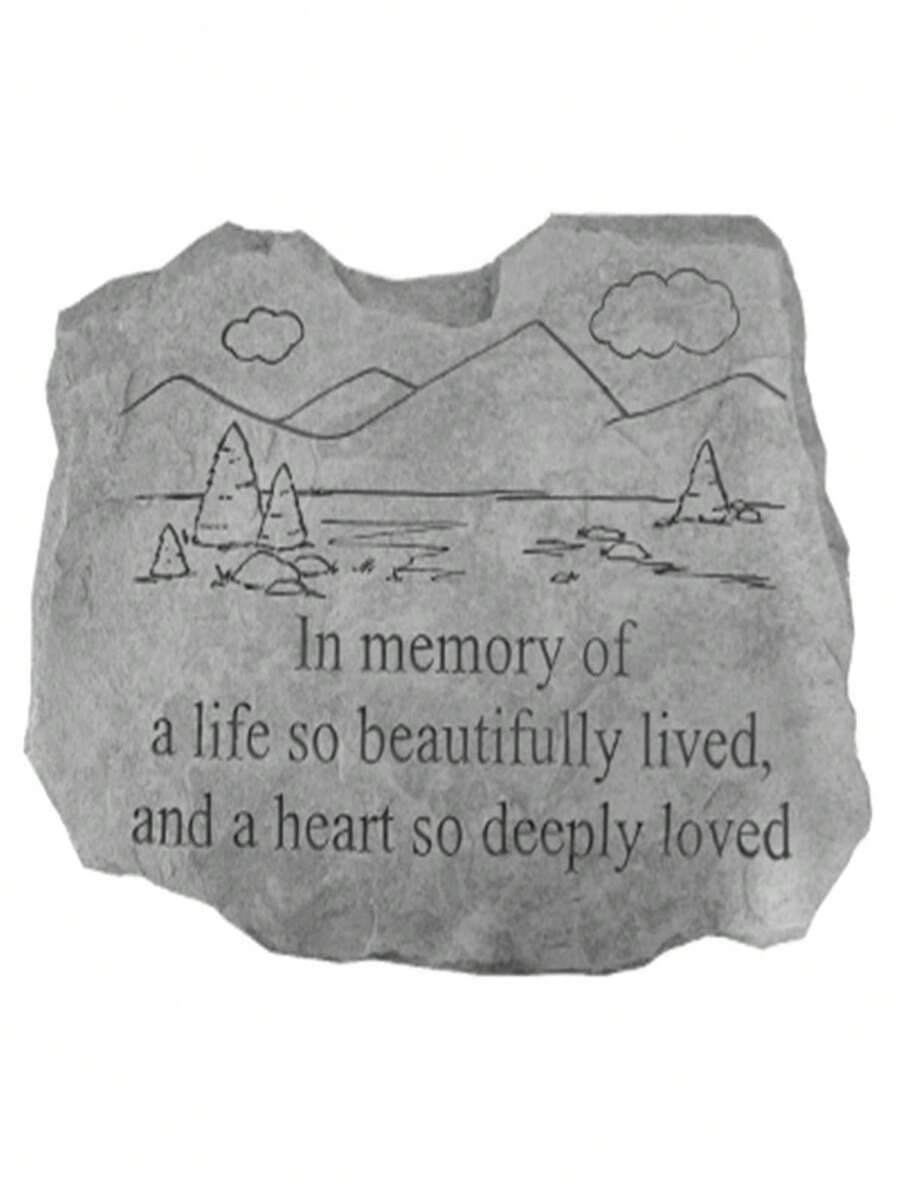 Kay Berry 95931 In Memory Of A Life Memorial Stone | SHEIN USA