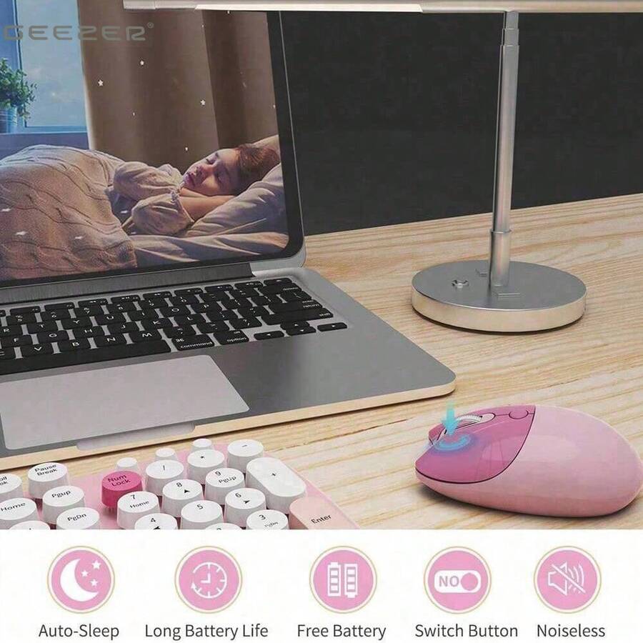 JOMAA JOMAA 2.4G Wireless Keyboard Set Wireless Keyboard And Mouse ...