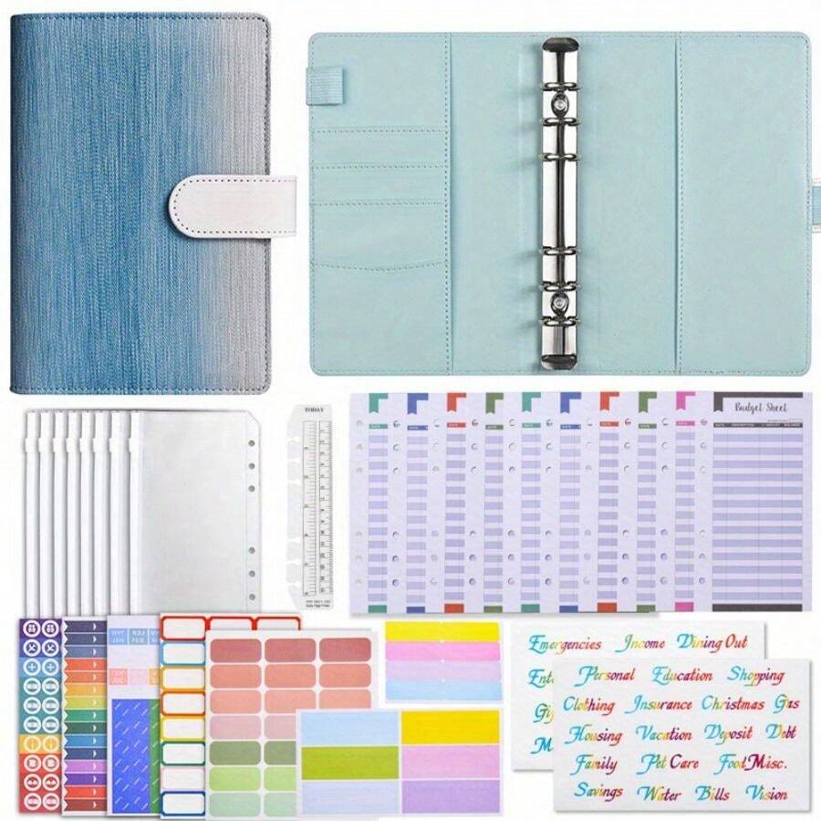 Financial Planner Organizer Binder With Refillable Pages, Budget Sheets ...