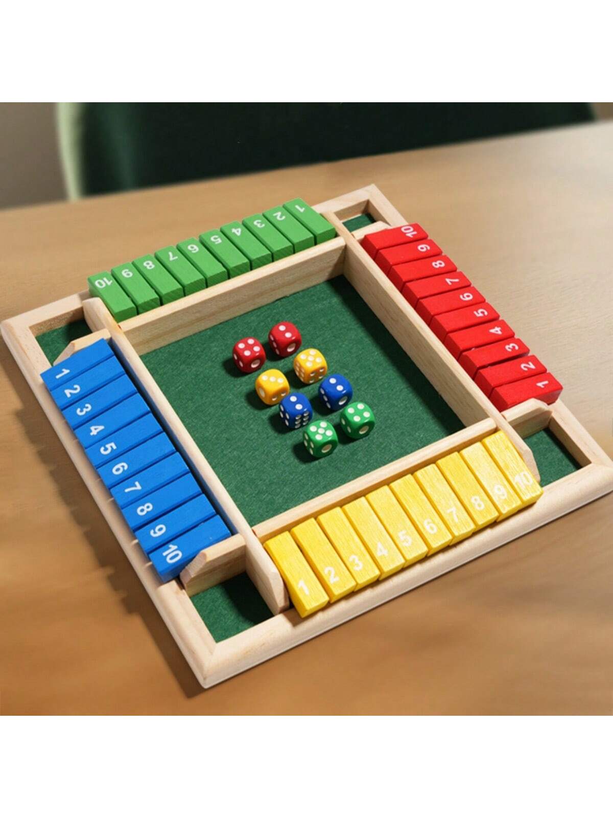 Four Color Logic Thinking Exercise Board Game Teaching Aids, Four Sided ...