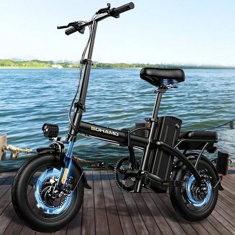 Mini Electric Bike For Adults, Peak 600W Foldable E-Bike 22mph 25-40 ...