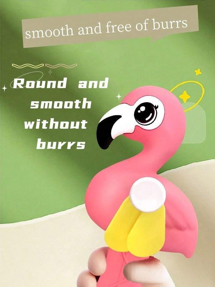 2024 New Flamingo Handheld Fan, Cartoon Animal Portable Fan ...