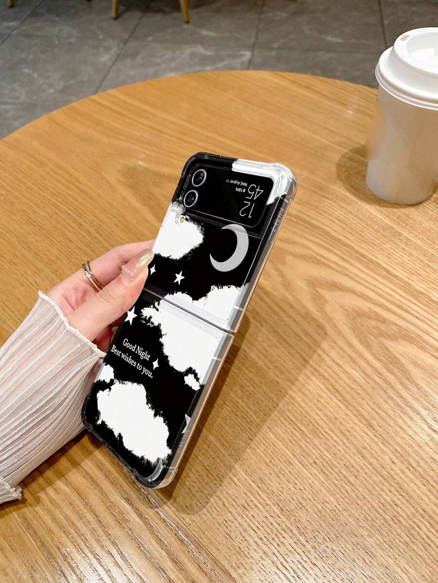 Foldable Screen Phone Protective Case With Cloud, Star And Moon Design ...