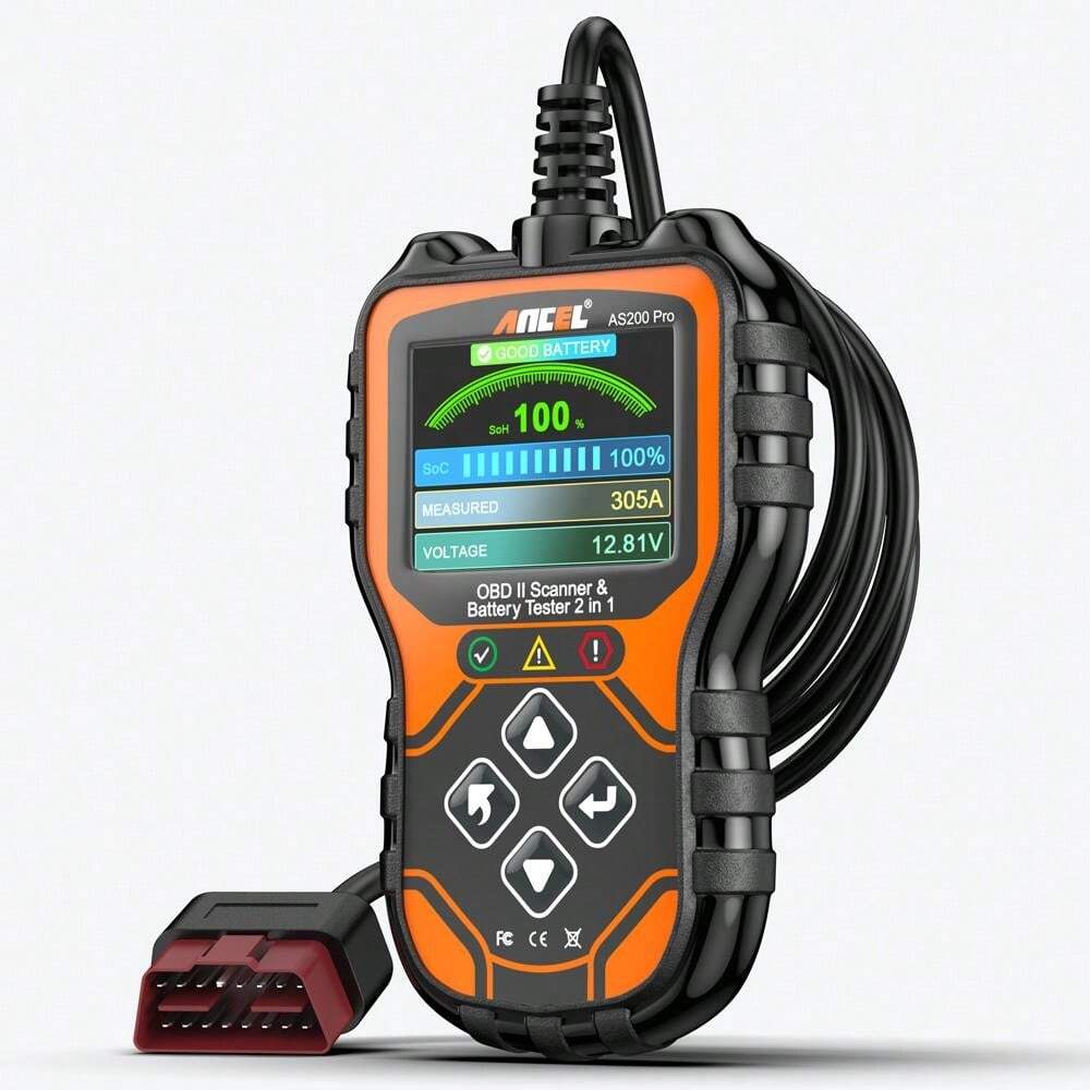 ANCEL AS200 PRO OBD2 Scanner Code Reader Car Diagnostic Scan Tool Check ...