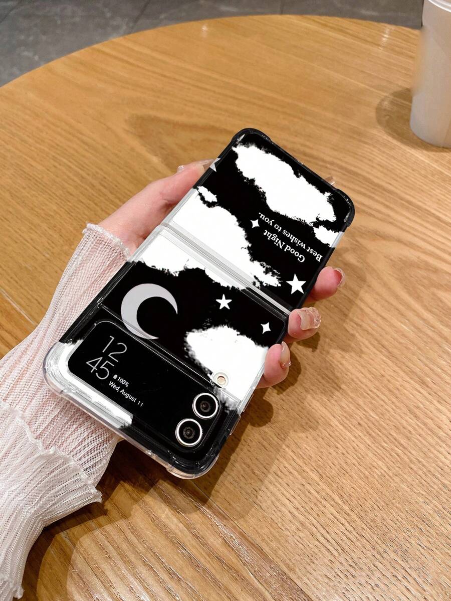 Foldable Screen Phone Protective Case With Cloud, Star And Moon Design ...