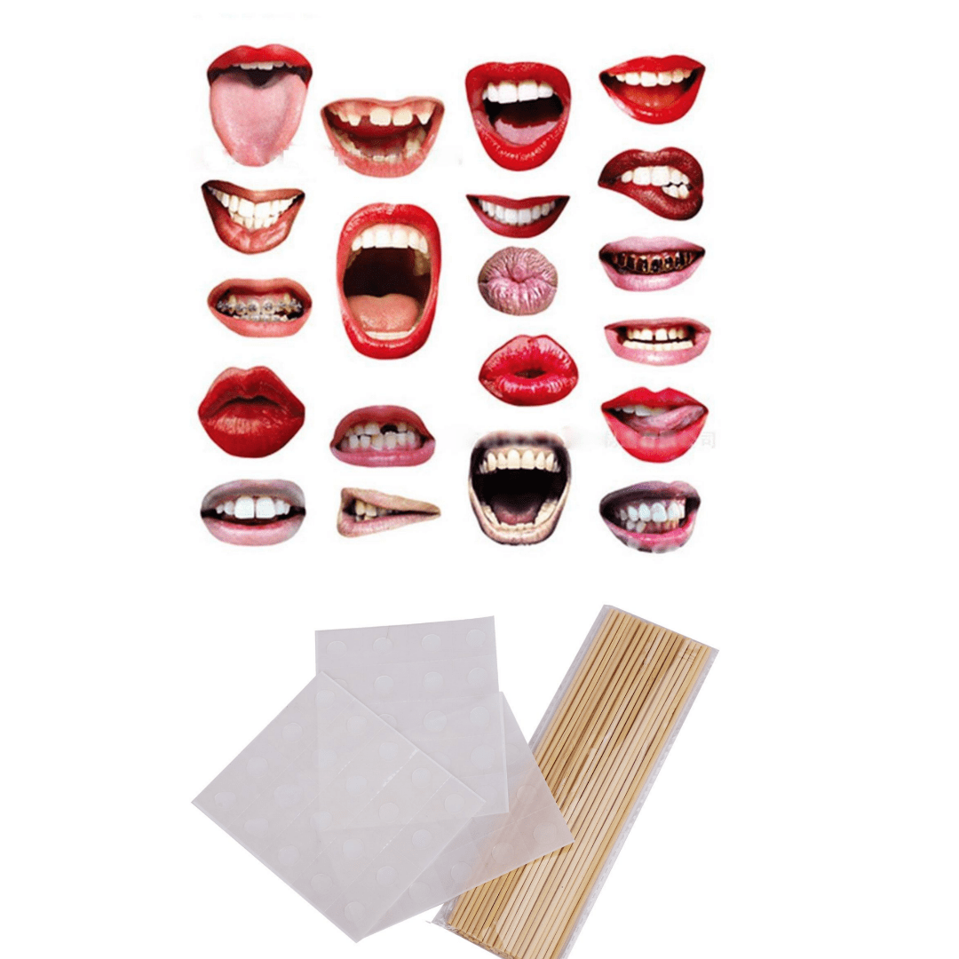 Photobooth Props Party Favors Arty Photo 1pc Booth Props Lip Mouth DIY ...
