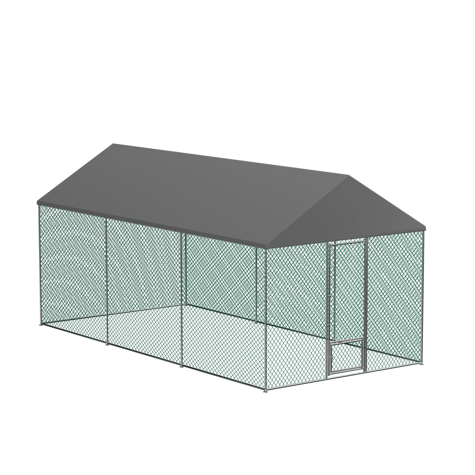 Extra Large Walk In Pet Cage And Chicken Run Galvanised Coop Rabbit Dog ...