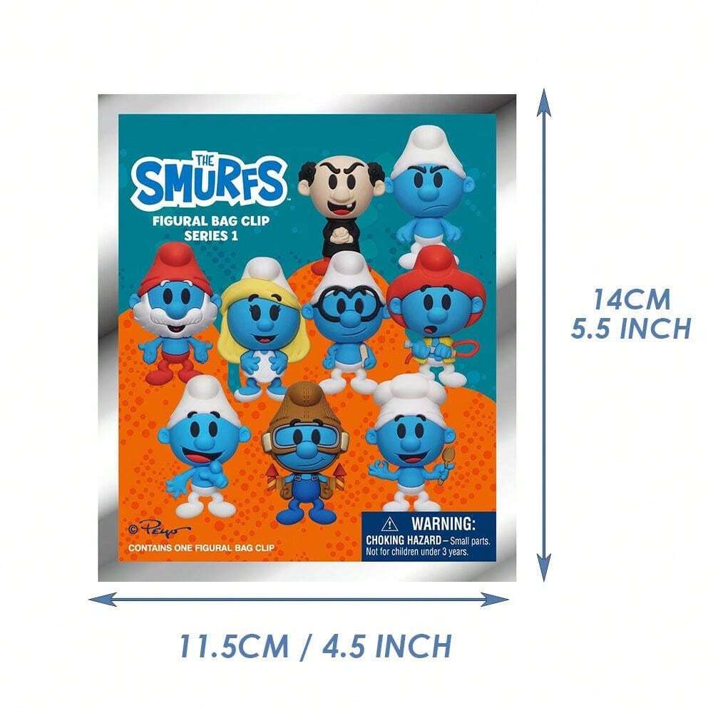 The Smurfs 1pc Officially Licensed 3D Anime Character Series Mystery ...