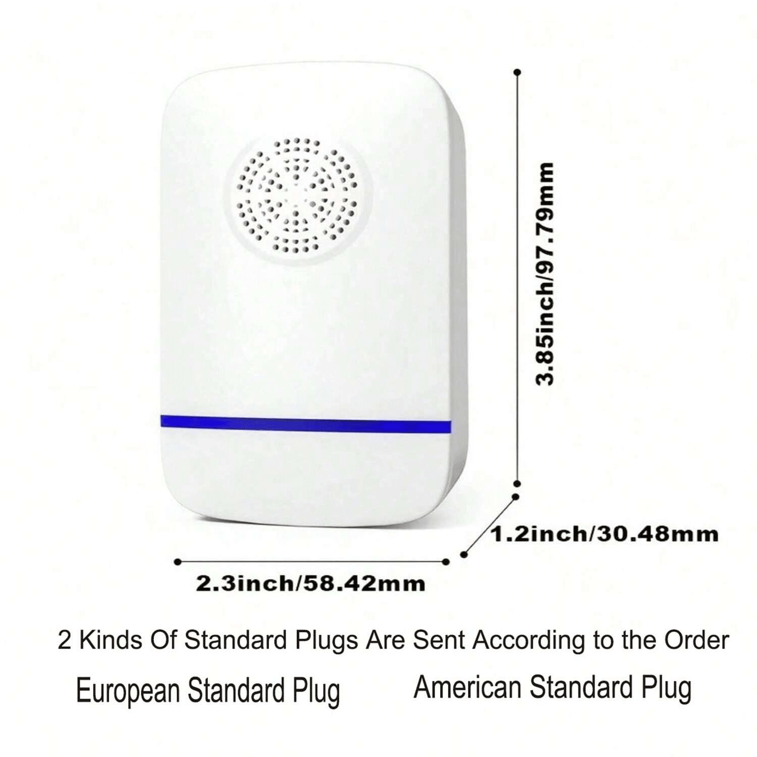 Ultrasonic Pest Repeller - Effective Indoor Electronic Repellent For ...