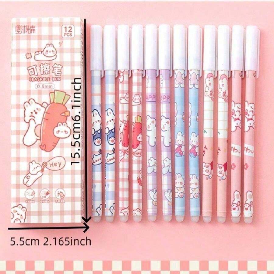 [12 Sets 1 Box] Casto Paper Pen Erasable, Easy Erasable, Neutral Pen ...