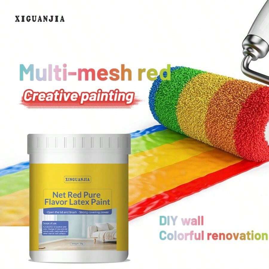 Renouvellement des murs intérieurs à base de latex, peinture murale DIY ...