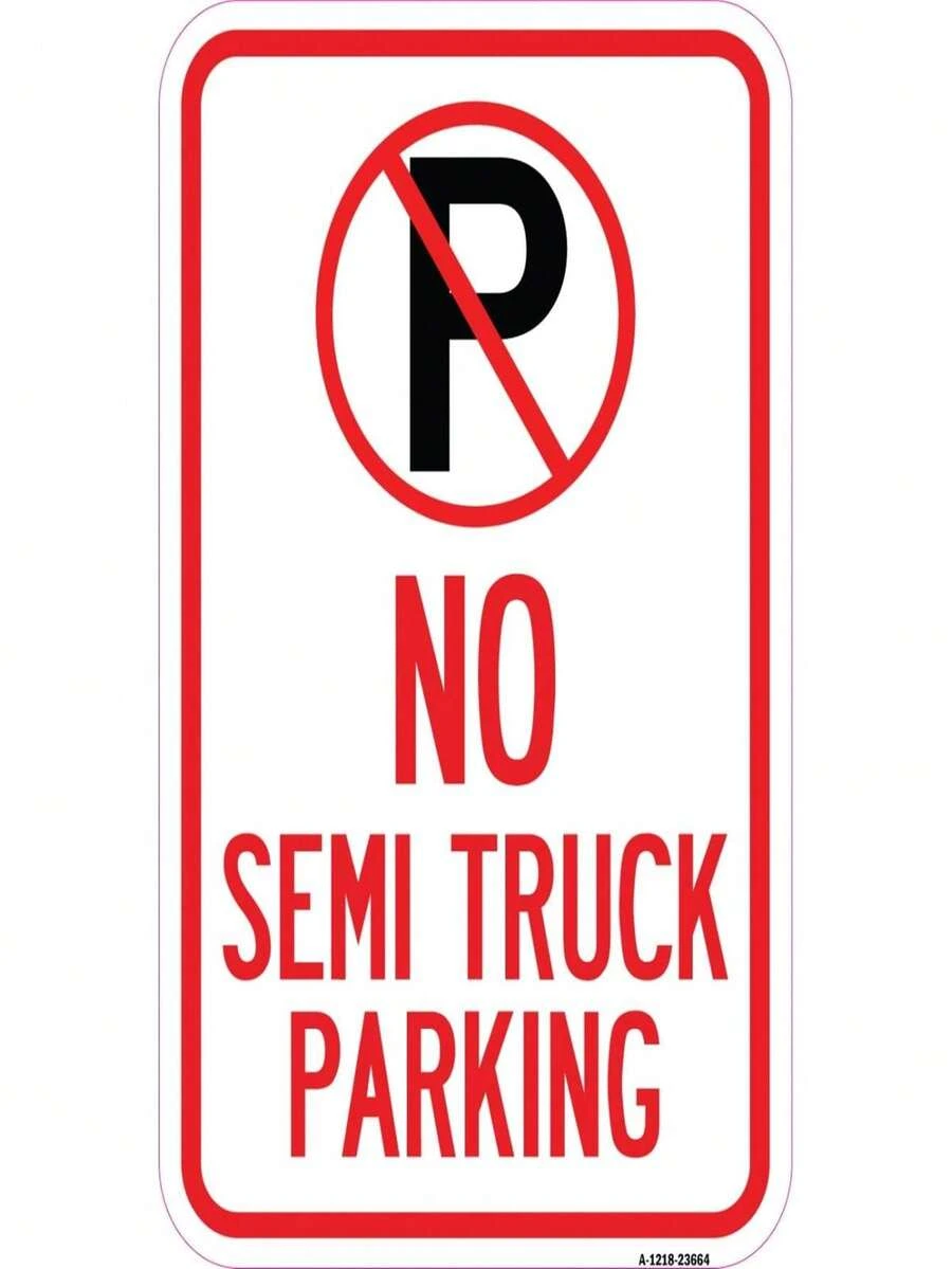 SignMission A-1218-23664 12 X 18 In. Aluminum Sign - No Parking Sign No ...