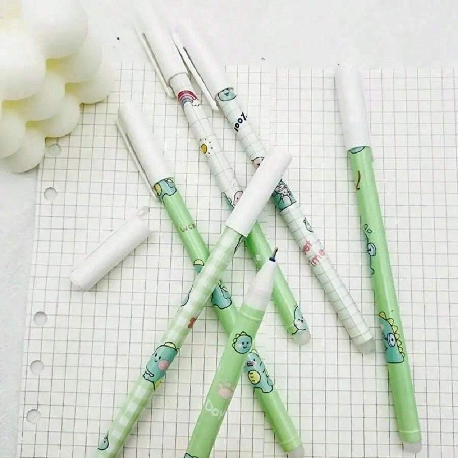 [12 Sets 1 Box] Dinosaur Baby Paper Wipe Pen Easy Erase Neutral Pen ...