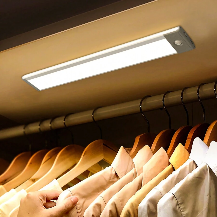 54LED Cabinet Light With Motion Sensor, Ultra Thin Human Body Induction ...