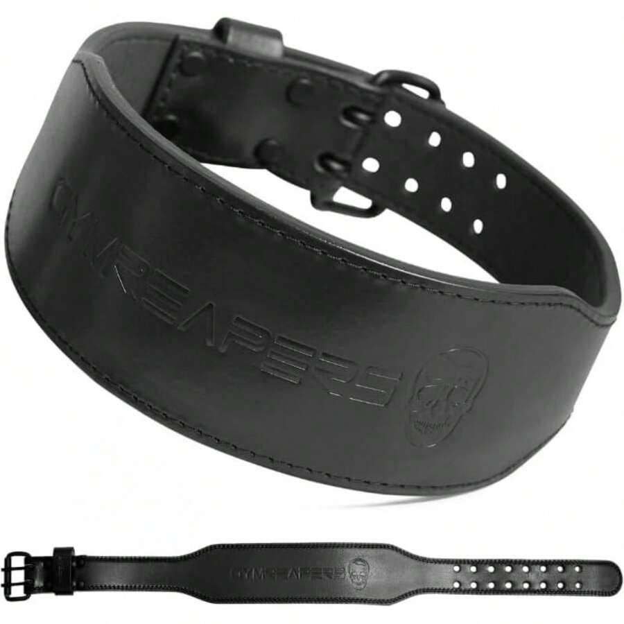 Weight Lifting Belt - 7MM Heavy Duty Pro Leather Belt With Adjustable ...