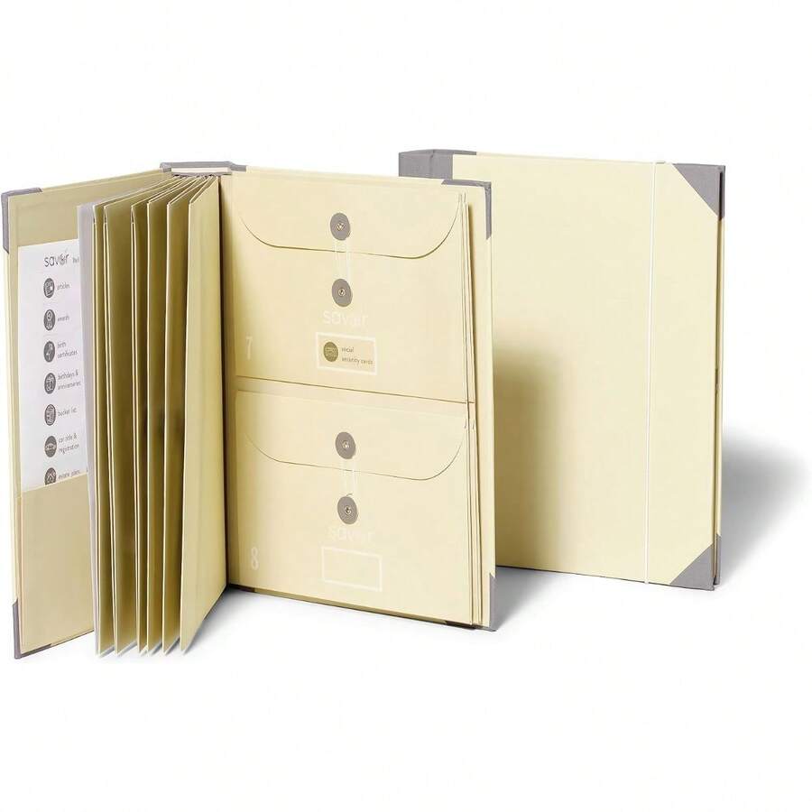 Folio Document Organizer | Custom Dyed Cloth Bound Expanding File ...