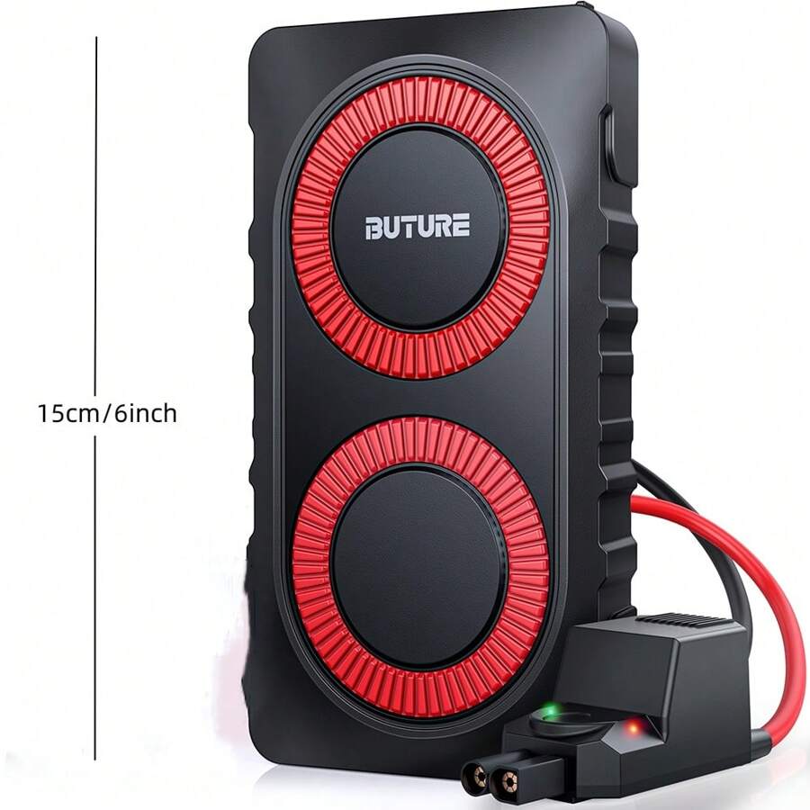 BUTURE Car Battery Jump Starter, 2000A Peak Jump Box 12800mAh Portable ...