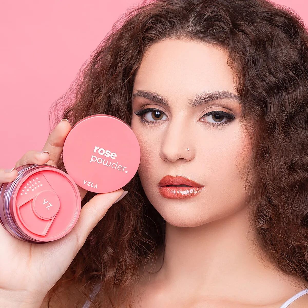 Po Rosa Solto Matte Rose Powder Vizzela | SHEIN Brasil