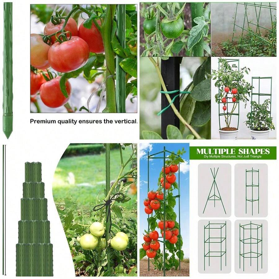 16-Inch Garden Stake Climbing Plant Trellis Grid DIY Kit, Plant ...