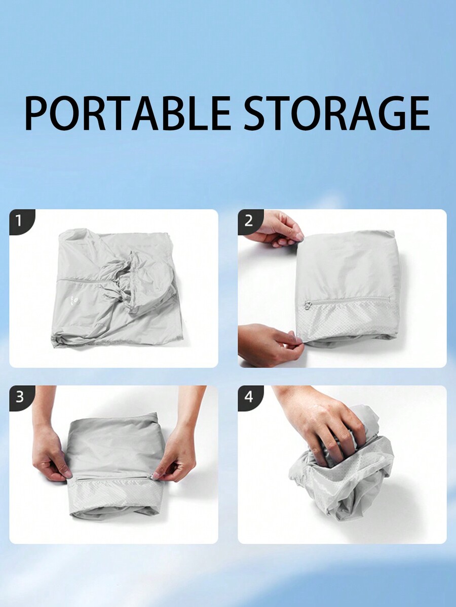 TECTOP Men Running Jacket Sun Protection Outdoor Sports Portable ...