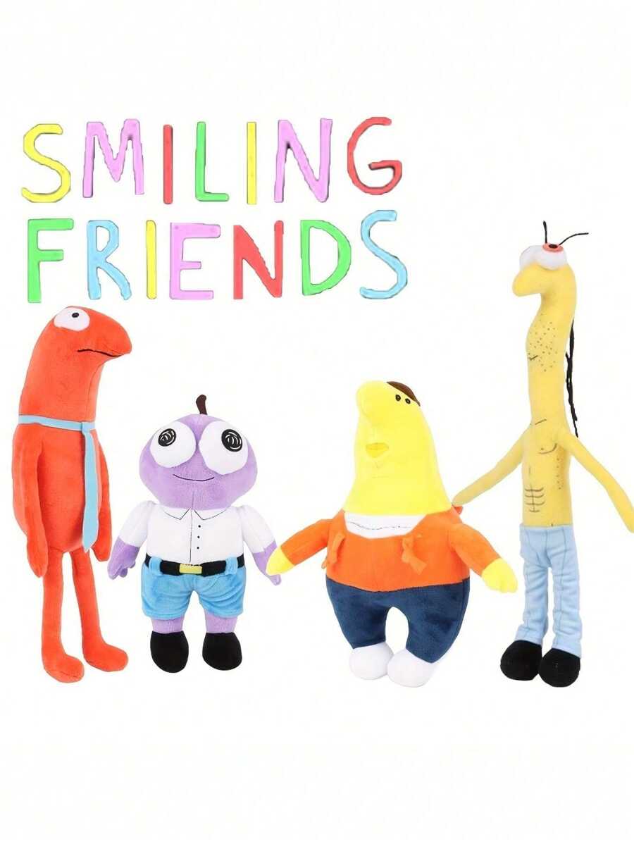 Hot Smiling Friends Pim Plush Toy Smiling Friends Anime Kawaii Alan Dj ...