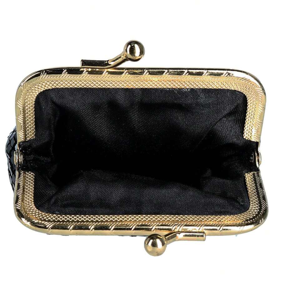 CTM Women's Mesh Cigarette Or Glasses Case With Kiss Lock Closure ...