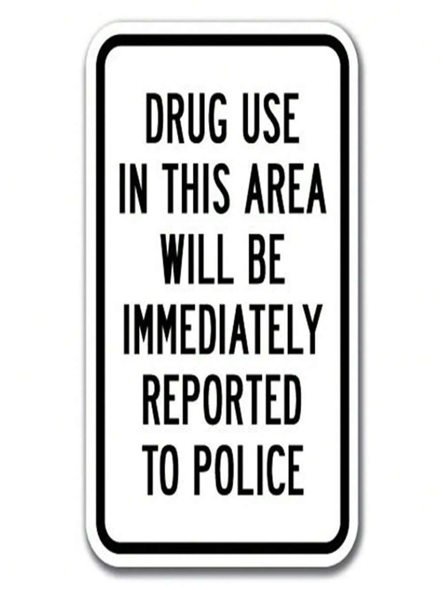 Unbeatablesale SignMission A-1218 Drug Free - Drug Use 12 X 18 In. Drug ...