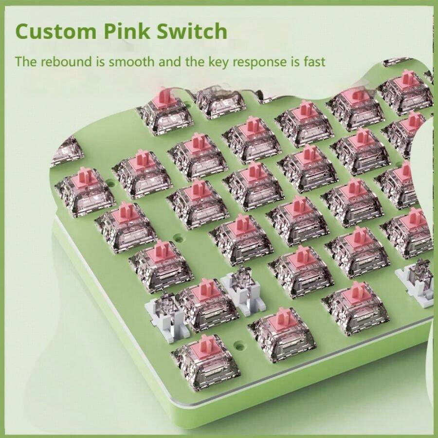 EWEADN EWEADN Mechanical Gaming Keyboard, All-Metal Panel 104 Keys Full ...