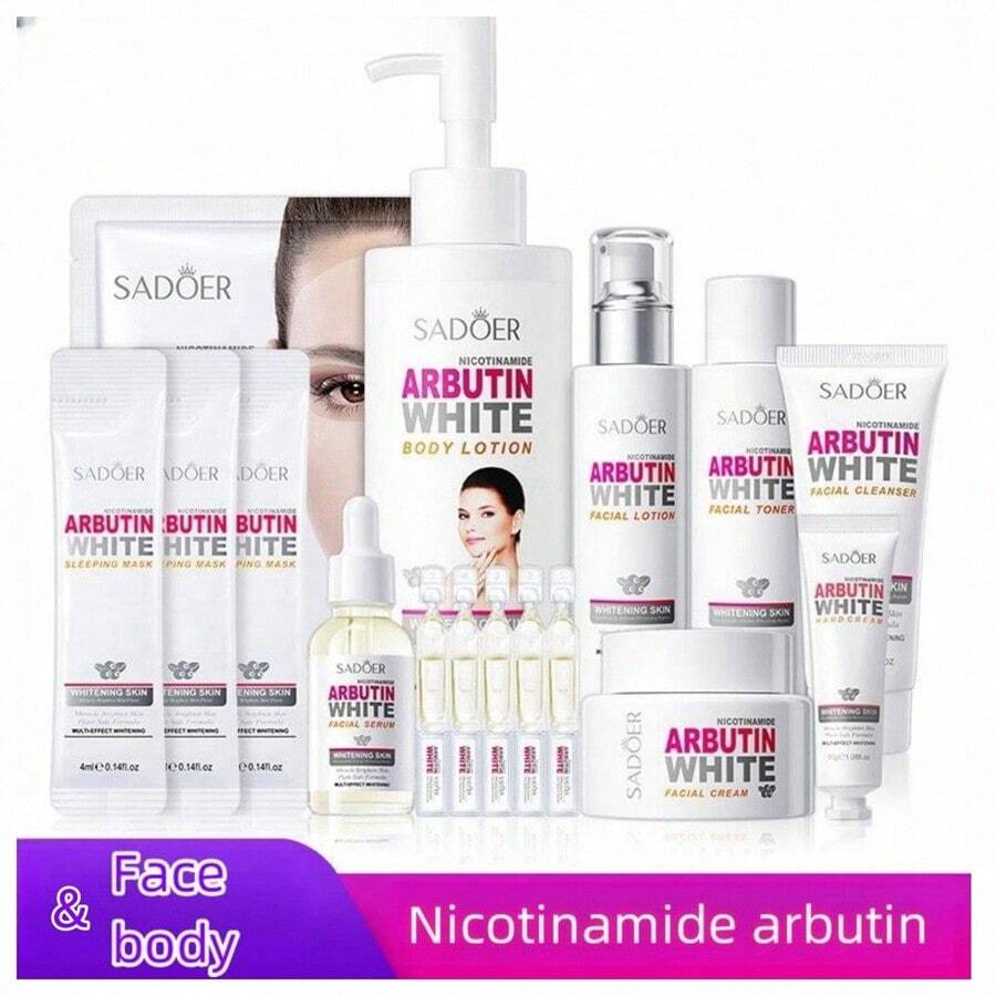 SADOER Whitening&Rejuvenating Toner Lotion Essence Hand Care Cream Body ...