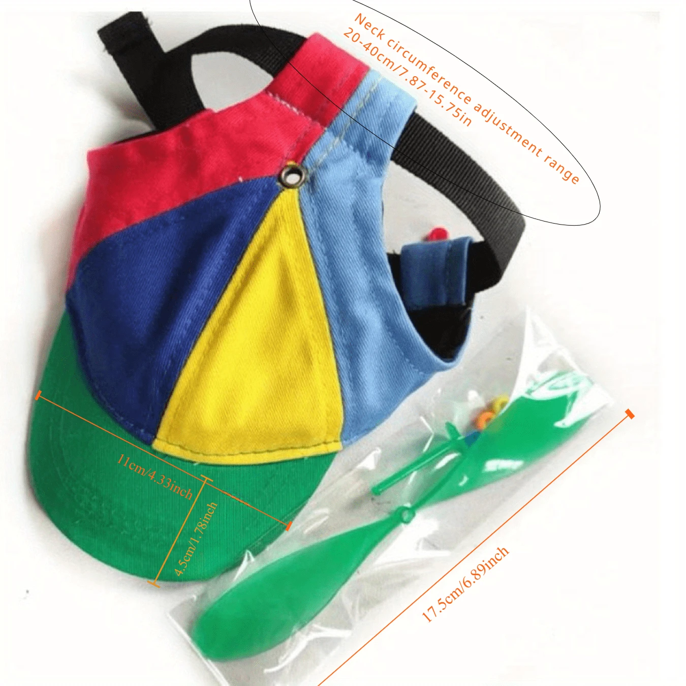 Dog Hats With Funny Propeller, Size And Rope Double Adjustment Pet Hats ...