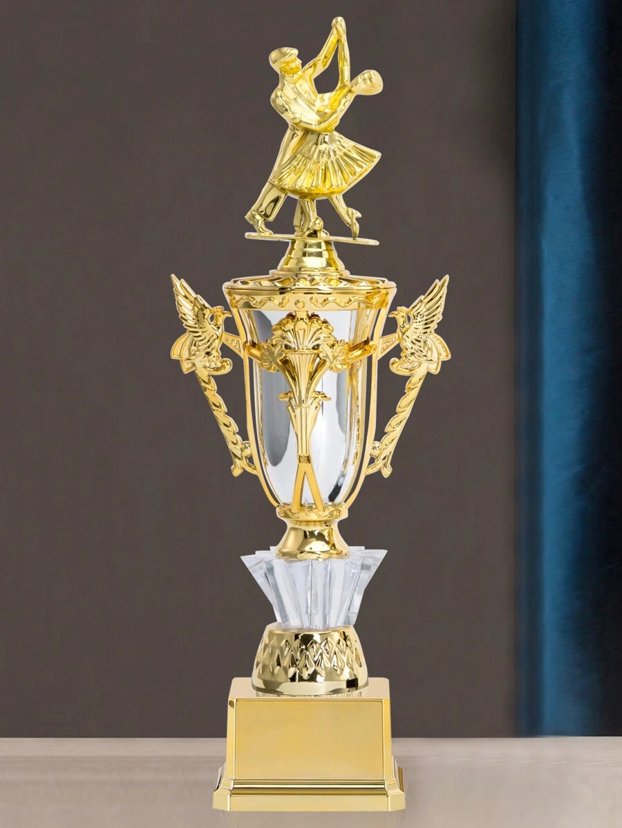 1 pieza Trofeo de plástico de premio para competencia de danza para ...