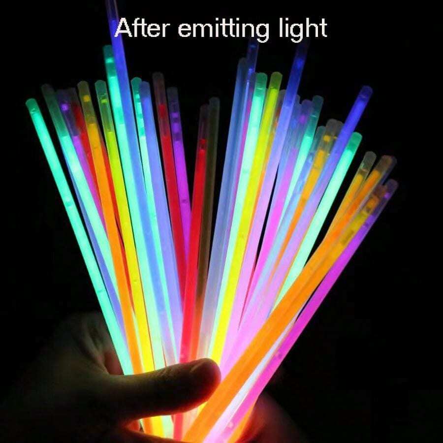 Glow Stick Wristband Bulk, Fairy Light Stick Colorful Flashing Batons ...