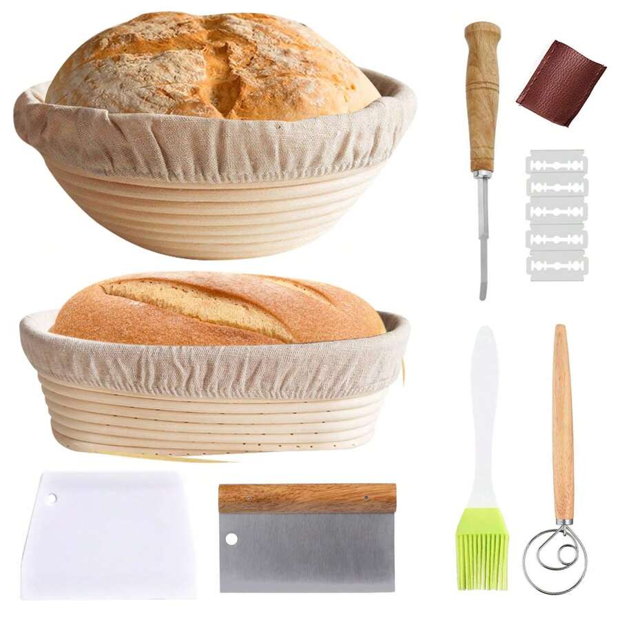 Sourdough Starter Kit With Sourdough Bread Baking Supplies -Including ...