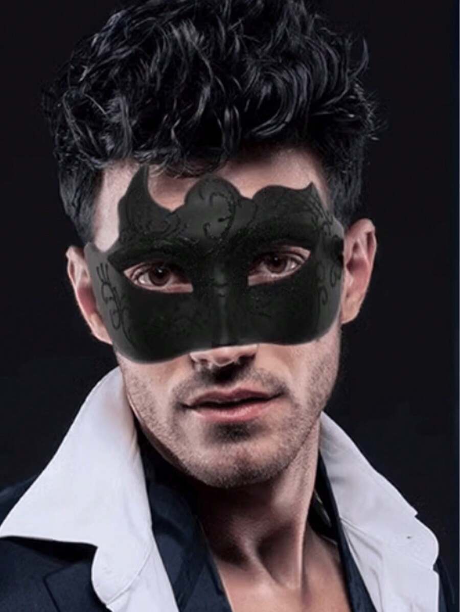 Party Mask - Stylish Half Face Mysterious Mask For Men, Halloween ...