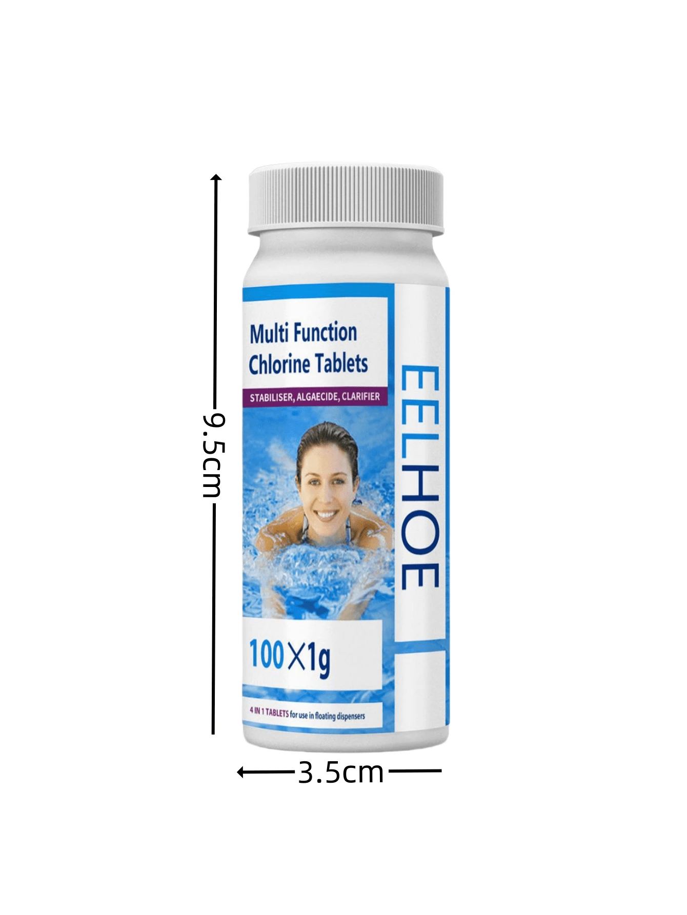 Swimming Pool Chlorine Tablets, Water Clarifier, Deodorizer & Algaecide ...