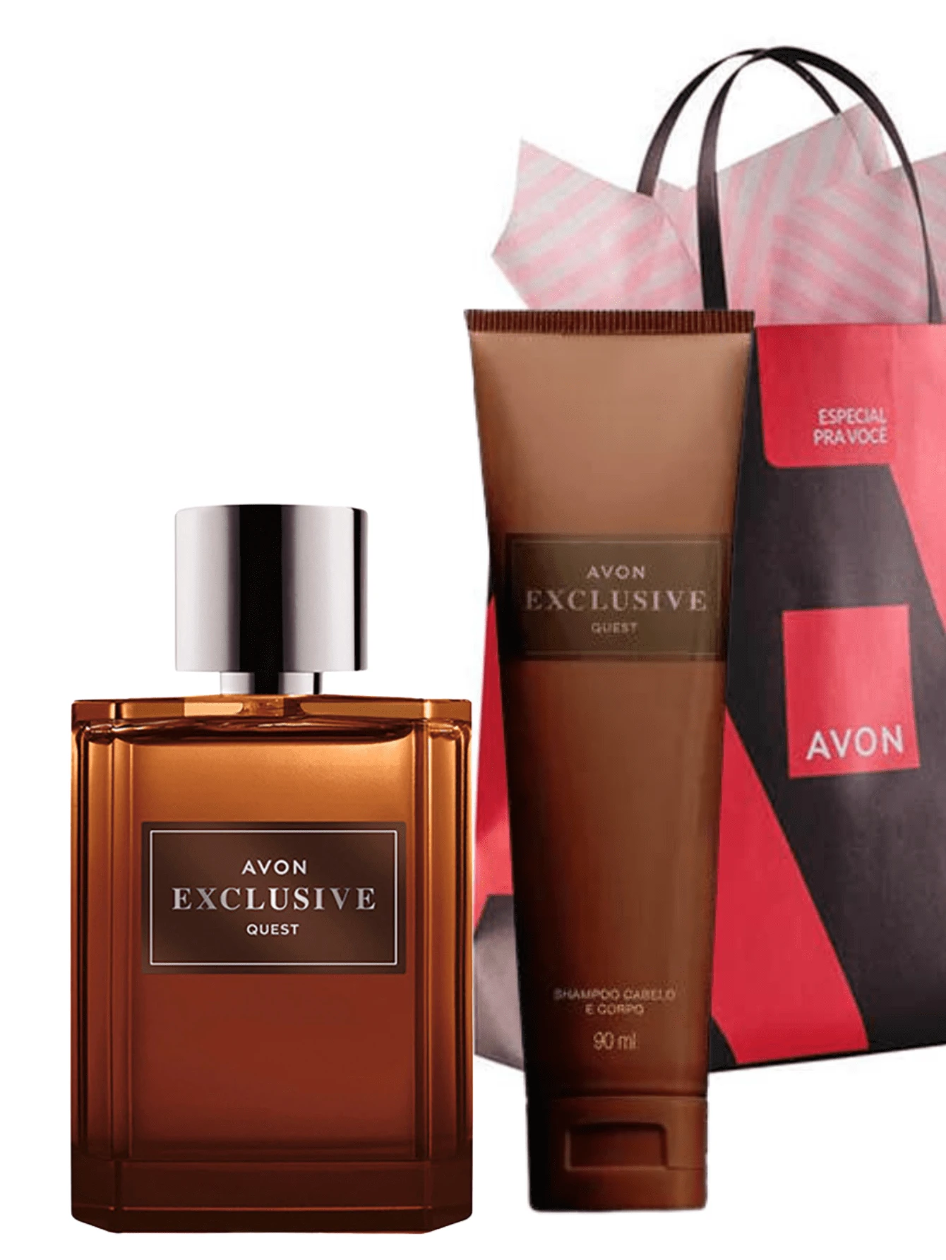 Kit Presente Shampoo e Deo Colônia Exclusive Quest | SHEIN Brasil
