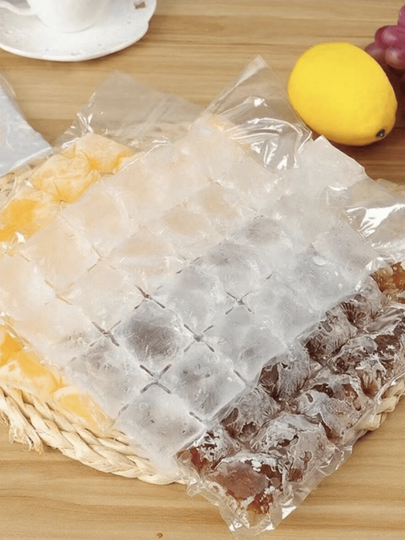 10 Pcs/Pack Disposable DIY Ice Bags, Free Random Color Funnel (1Pc ...