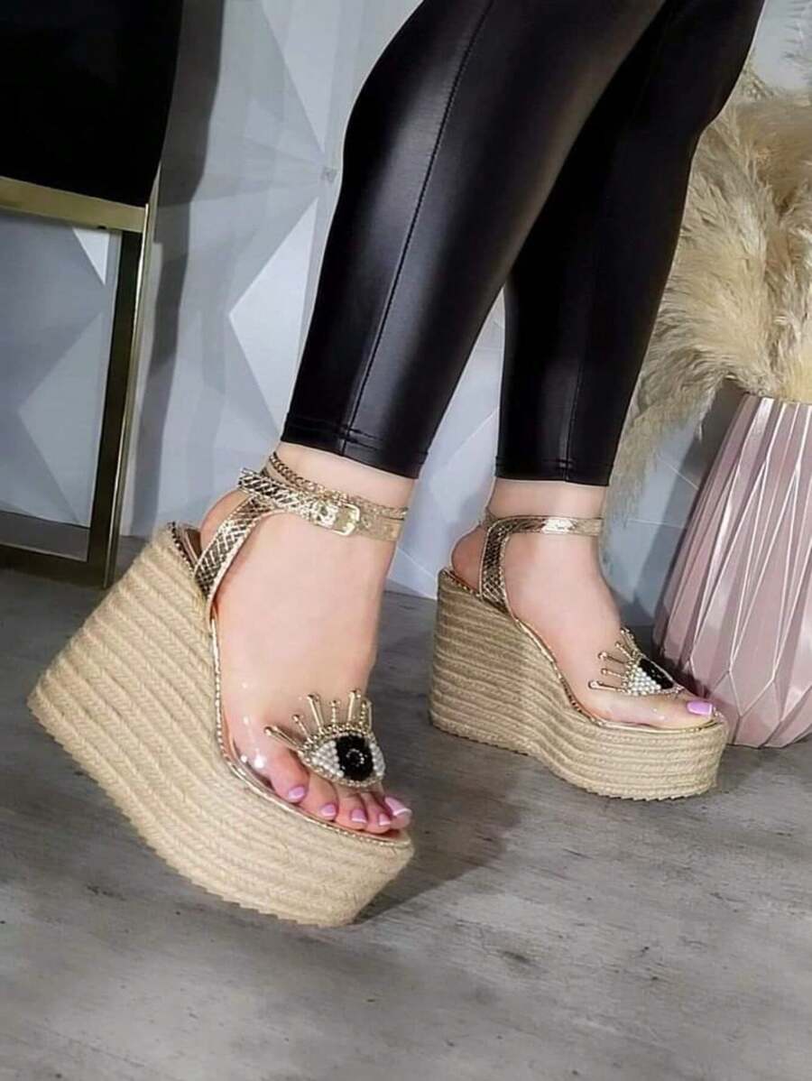 Women Platforms & Wedge Sandals | SHEIN Brasil