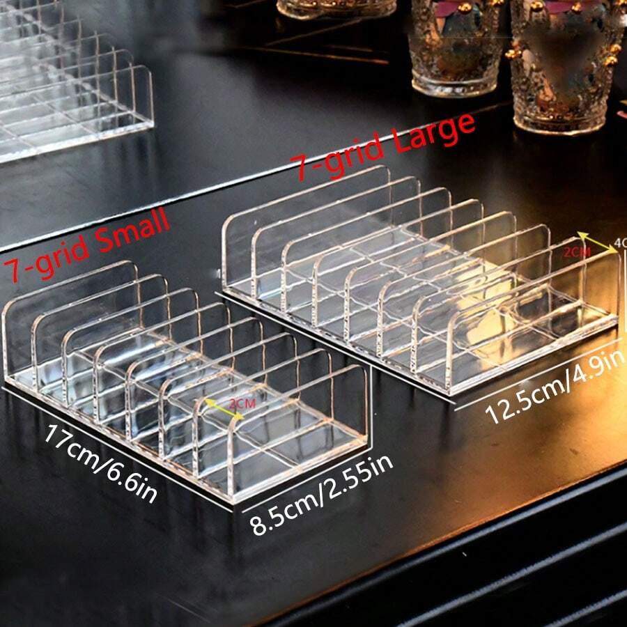 Eye Shadow Tray Storage Rack Transparent Powder Box Desktop Drawer ...