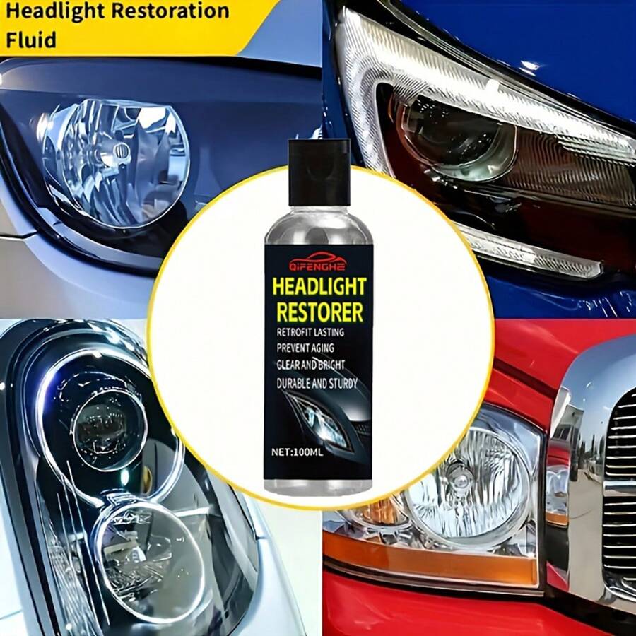 100ml Car Headlight Restoration Kit Suitable For All Car Models, Auto ...