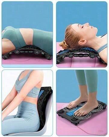 Lumbar Stretcher Spine Relaxer, Lumbar Stretcher, Back Massager, Back ...