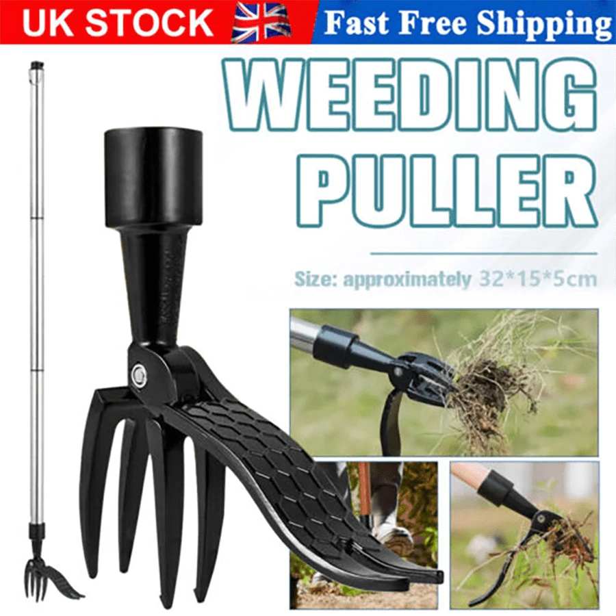 Stand Up Weeder Puller Claw Grass Root Remover Killer Outdoor Garden ...