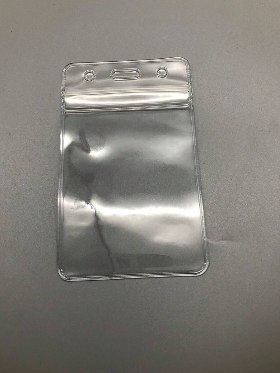 10pcs Waterproof Card Holder, Transparent ID Card Protector Sleeve For ...