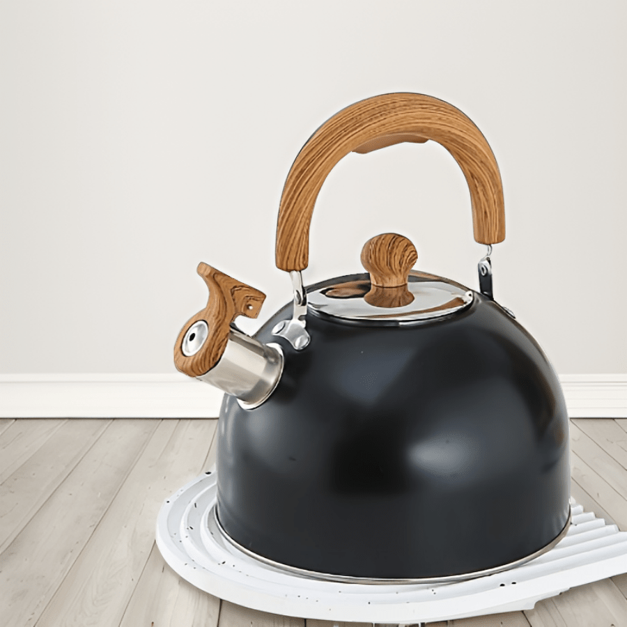 Outdoor, Household Portable Stainless Steel Flat Bottomed Kettle With ...