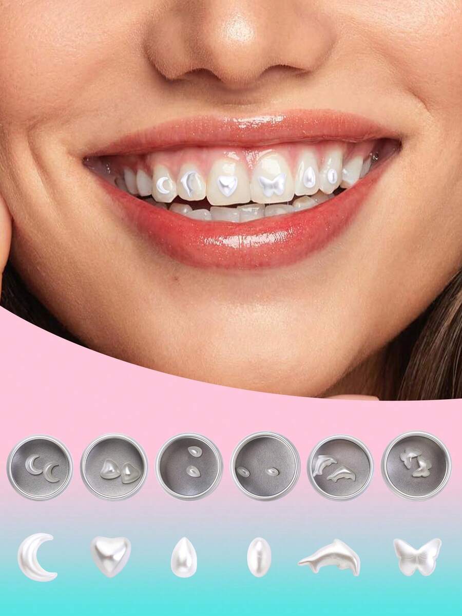 Tooth Gems, Tooth Jewelry Rhinestones, DIY Fashion Tooth Decorations ...