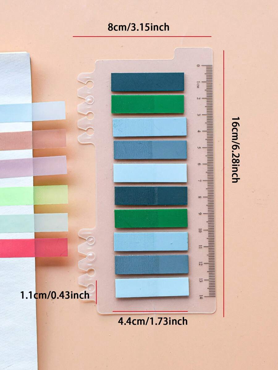 5 tipos de notas adesivas com 1000 peças de etiquetas índice em ...