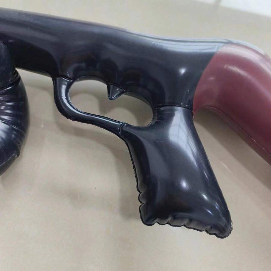 1PS Inflatable Submachine Gun, Game Interactive Prop PVC Role Play ...