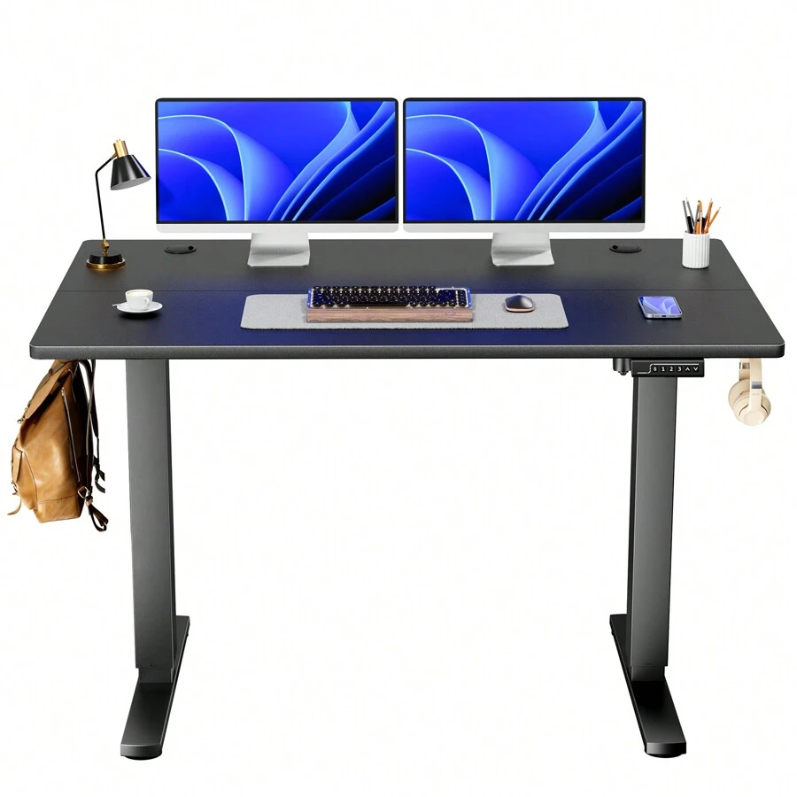 OLIXIS Standing Desk, Adjustable Height Electric Sit Stand Up Down ...