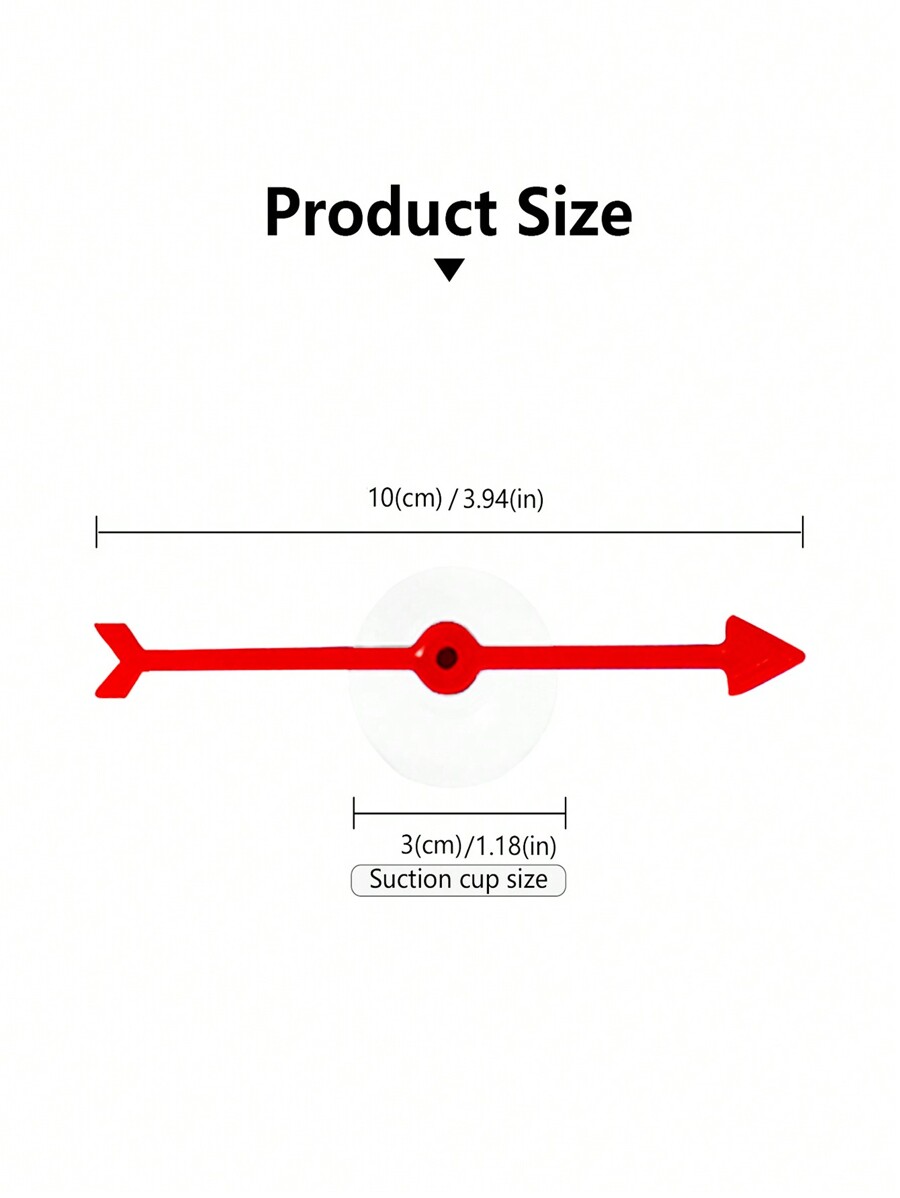 12pcs Arrow Spinner Suction Cup Arrow Rotating Pointer Toy Classroom ...