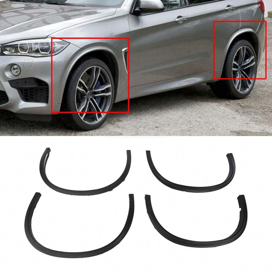 Fender Flares Molding Trims Wide Wheel Arch For BMW X5 F15 2014-2018 ...